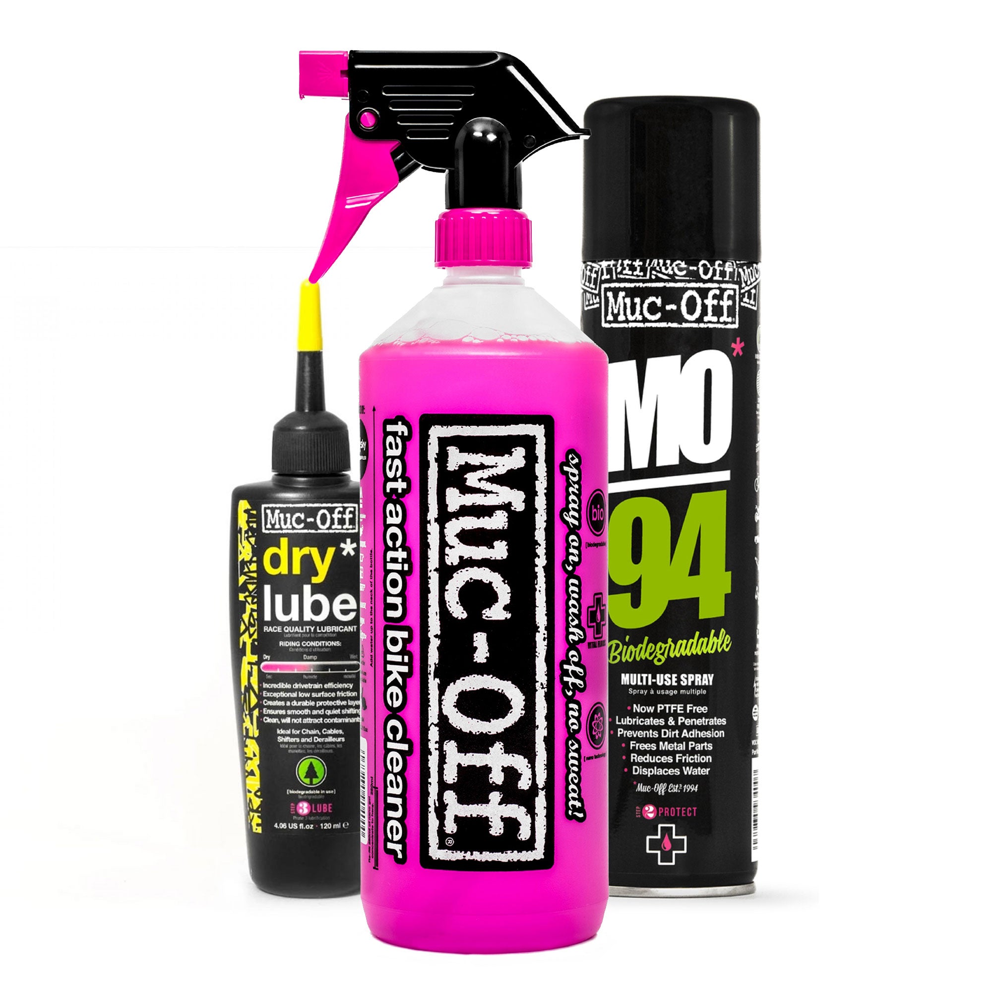 Muc-Off Clean, Protect, Dry Lube Bundle | Bike Care | Bicycle Superstore